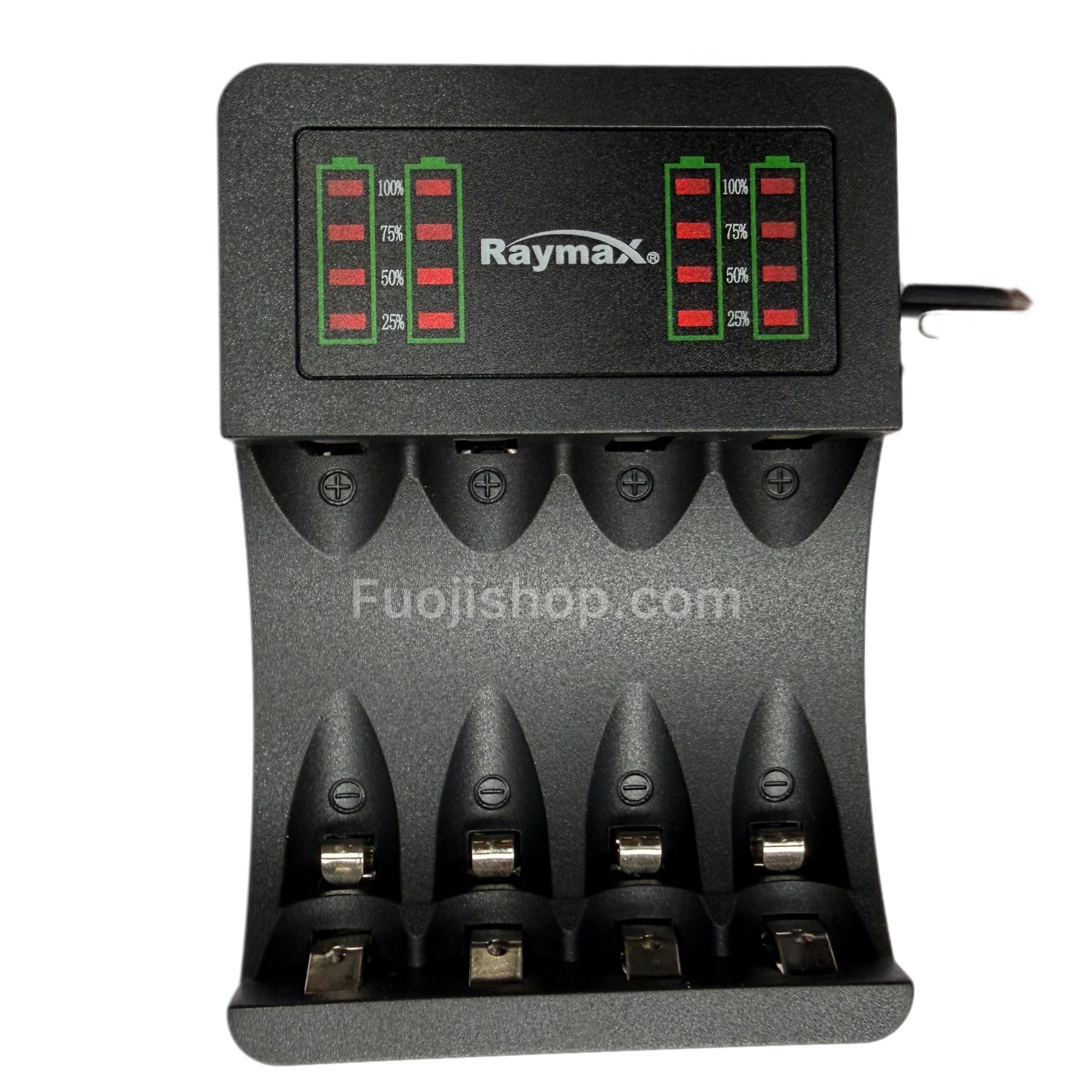 شارژر باتری قلم و نیم قلم نمایشگردار Raymax